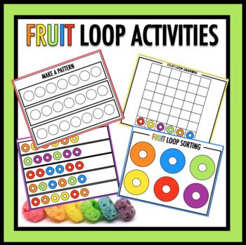 Fruit Loop Activities Sorting Make A Pattern Complete The Patterns