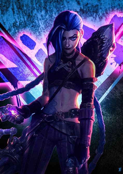 League Of Legends La Hermosa Jinx Beautiful Jinx