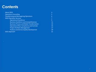 SSCG Operation Management Services PDF