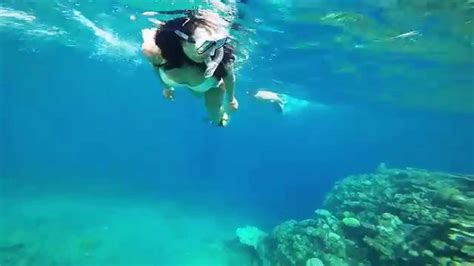 Dahab 2015 Hot Girl Snorkeling For The First Time Youtube