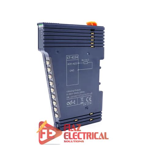 Channels Analog Output MA Bit Single Ended Make ODOT Model CT Odot