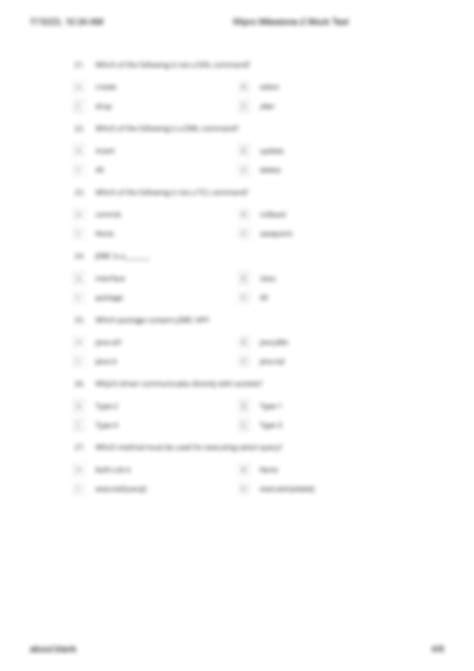 SOLUTION Wipro Milestone 2 Mock Test Quiz 30 Questions Studypool