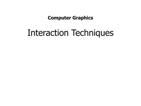 Ppt Computer Graphics Powerpoint Presentation Free Download Id9476986
