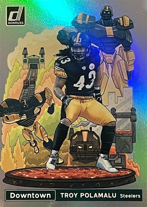 Troy Polamalu 2021 Donruss DT 12 Downtown SSP Price Guide Sports
