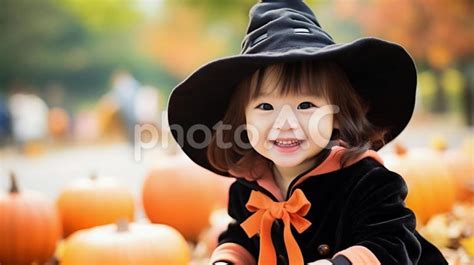 ハロウィンの仮装をする日本人の女の子 No 27201540｜写真素材なら「写真ac」無料（フリー）ダウンロードok