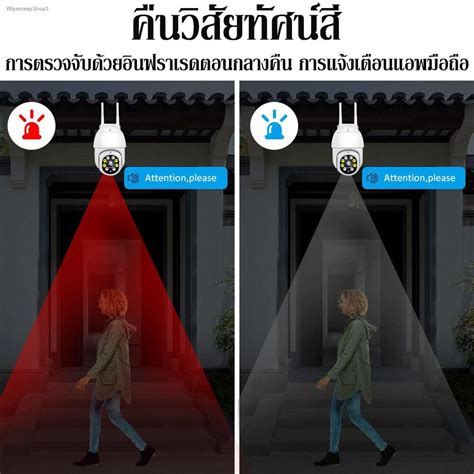Outdoor Ip Wifi Camera 3ล้านพิกเซล อกล้องวงจรปิดกลางแจ้ง กล้องวงจรปิด กันน้ำและกันฝุ่น 1296p Hd
