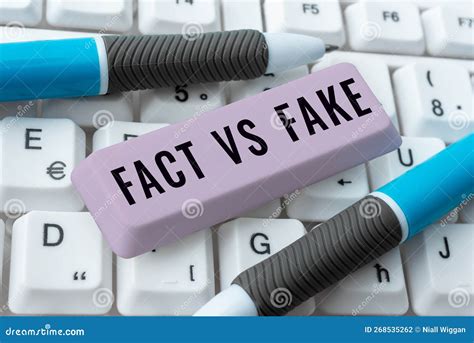 Text Caption Presenting Fact Vs Fake Business Approach Is It True Or Is False Doubt If