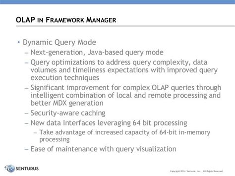 Metadata Modeling Best Practices With Ibm Cognos Framework Manager
