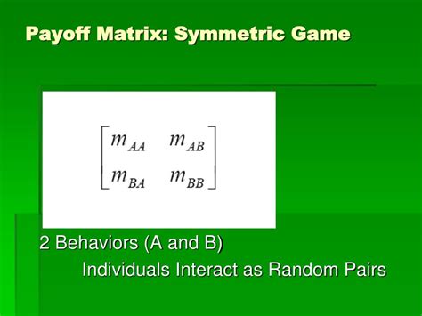 Ppt Social Behavior Evolutionary Game Theory Powerpoint Presentation Id1941251