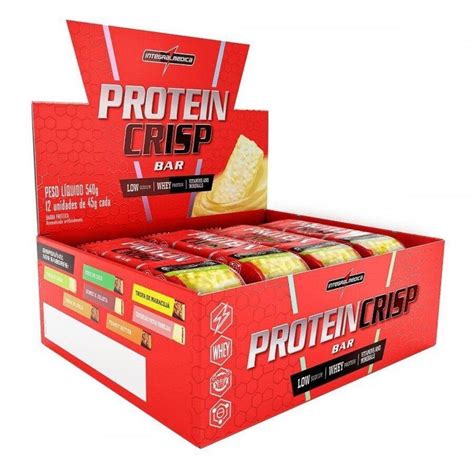 Barra De Proteínas Crisp Bar Integralmédica Leite Ninho E Creme De