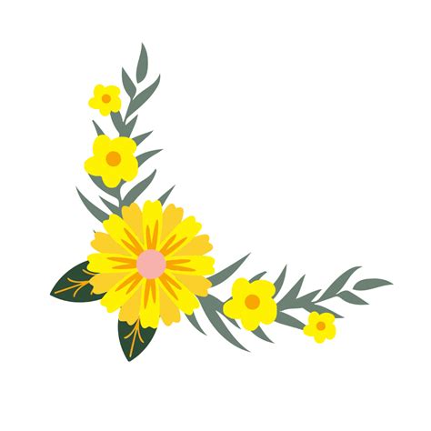 Free Decorative Corner Floral Clipart Template To Edit Online