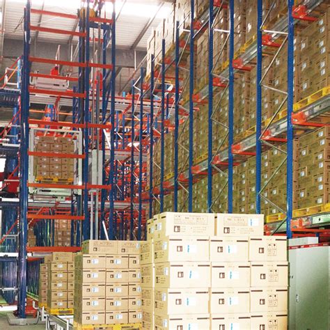 Automated Shuttle Storage System For Industrial Warehouse