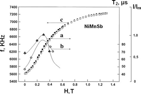 The 55mn Nimnsb Spin Echo Intensity Iimax A Transverse Relaxation