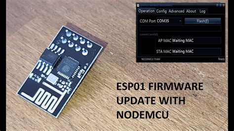 Esp8266 Yazılım Güncelleme Firmware Update With Nodemcu Flasher Youtube