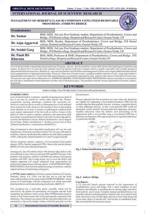 Pdf Management Of Sieberts Class Iii Condition Using Fixed Removable Prosthesisandrews Bridge Pdf Management Of Sieberts Class Iii Condition Using Fixed Removable Prosthesisandrews Bridge