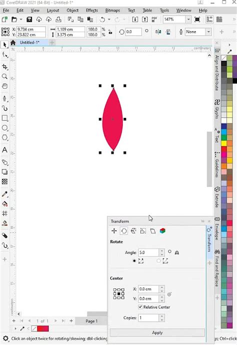 Corel Draw Tips And Tricks Rotation Coreldraw Coreldrawtutorial Design