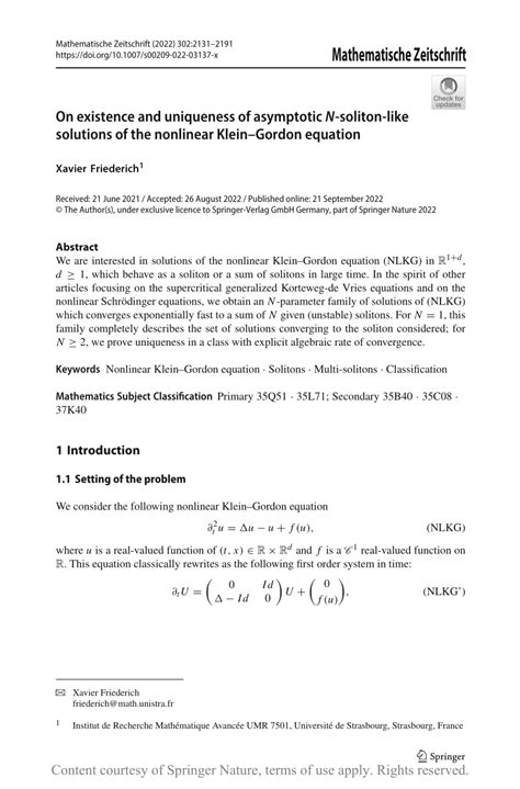 On Existence And Uniqueness Of Asymptotic N Soliton Like Solutions Of
