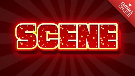 Scene Text Effect Generator