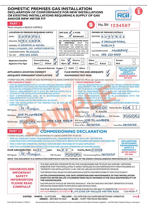 Declaration Of Conformance Certificates Completion Certificates