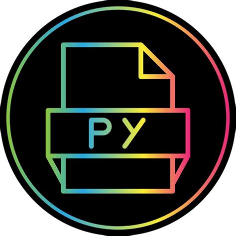 Py File Format Icon Vector Art At Vecteezy