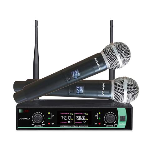 UHF Wireless Microphone Arvox Tech Com