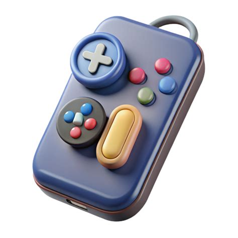 Impressive Classic Mobile Phone Gaming Controller Attached Isolated