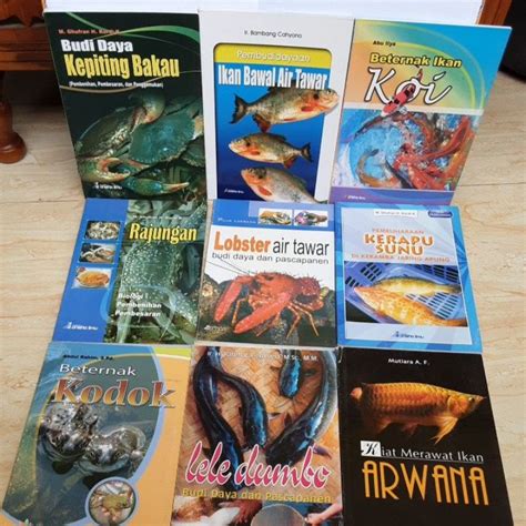 Jual Buku Budidaya Perikanan Termurah Ikan Lele Ikan Arwana Ikan Koi