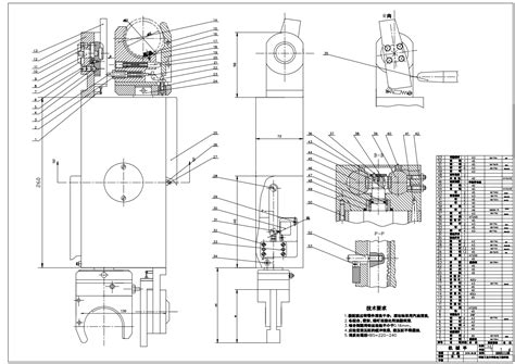 E1222 卧式加工中心自动换刀机械手设计CAD 说明书 AutoCAD 2007 模型图纸下载 懒石网