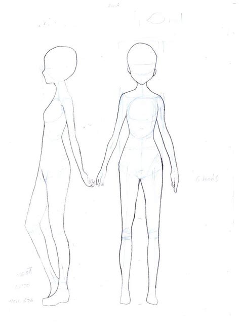 Female Body Drawing Template