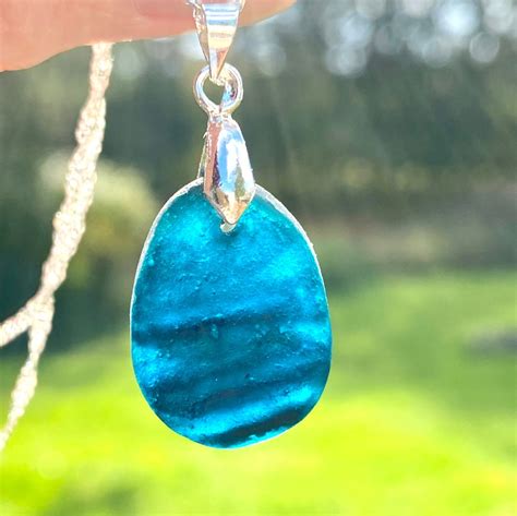 Beautiful Seaham Beach Multi Color Sea Glass Necklace T For Her