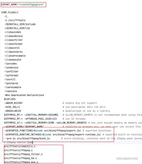 基于ffmpegffmpeg做简单修改打包一个ffprobewasm基于ffmpegffmpeg做简单修改打包 掘金