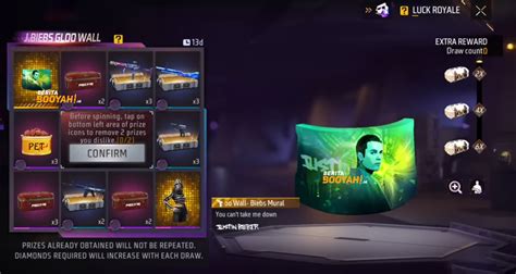Miliki Skin J Biebs Gloo Wall FF Di Event Faded Wheel Free Fire Terbaru