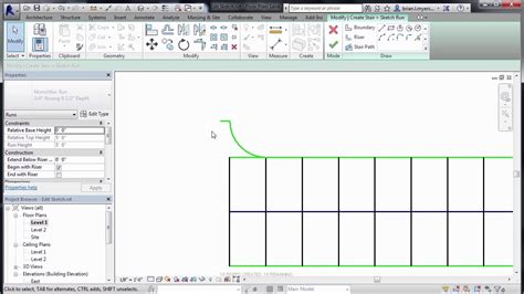 Tutorial Revit Membuat Tangga Part 2 Youtube