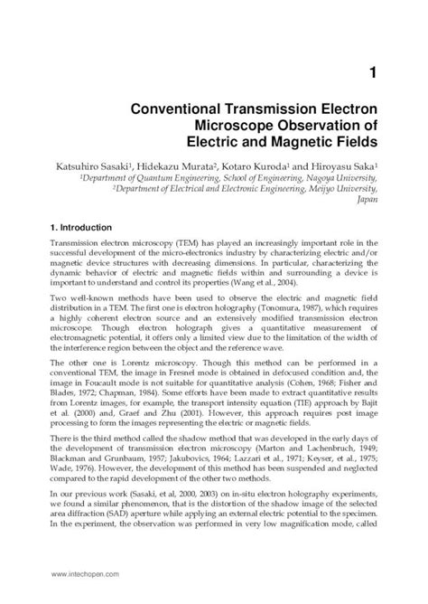 Pdf Conventional Transmission Electron Microscope Observation Of Dokumen Tips
