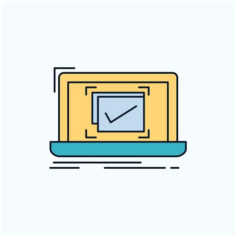 System Monitoring Checklist Good Ok Flat Icon Green And Yellow