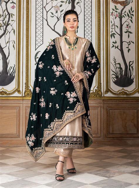 Zainab Chotani Tissue Velvet Suits By Sadia