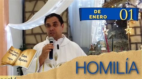 EVANGELIO DE HOY Domingo De Enero Del Padre Arturo Cornejo YouTube