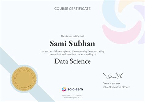 sami subhan on linkedin datascience learningjourney sololearn certificateachievement…