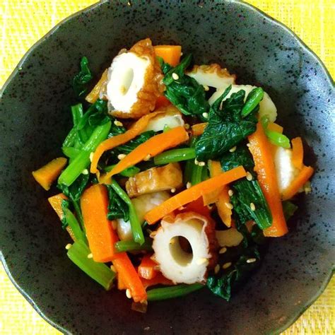 【小松菜とちくわのごま和え】即完成！食卓のあと1品に♡の作ってみた！一覧 レシピサイトnadia