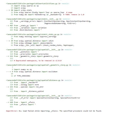 Python Scikit Learn Ufuncs Error In Jupyter Notebooks Stack Overflow