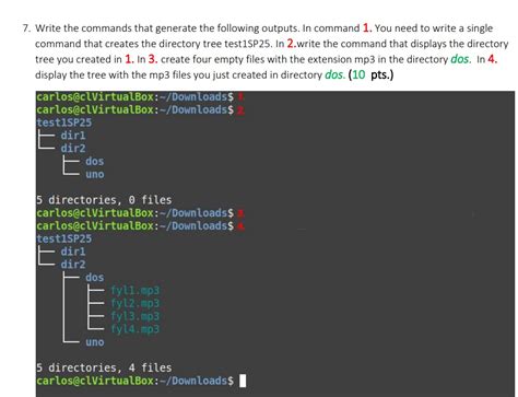 Solved Plz I Need Help With This Write The Commands That