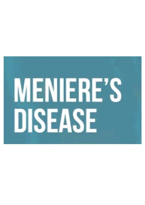 Meniers Disease Pdf Ear Introductory Economics And Sustainable
