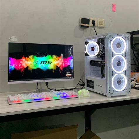 Jual PC INTEL CORE I7 7700 VGA RADEON RX 570 16GB RAM FULLSET GAMING