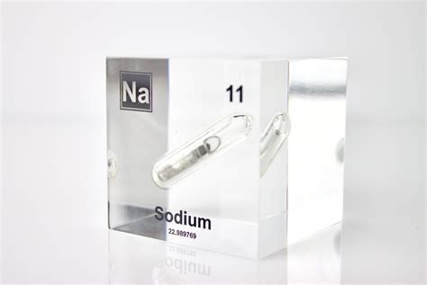 Sodium Element Cube Engineered Labs