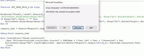connexion oracle depuis vba avec adodb