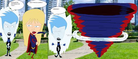 Supergirl Super Spins Livewires Electrical Attack By Azel98 On Deviantart