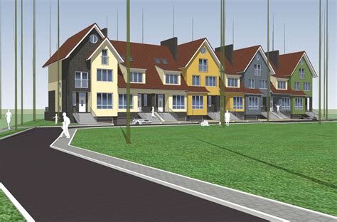 Никор проект Жилые блоки блокированного жилого дома