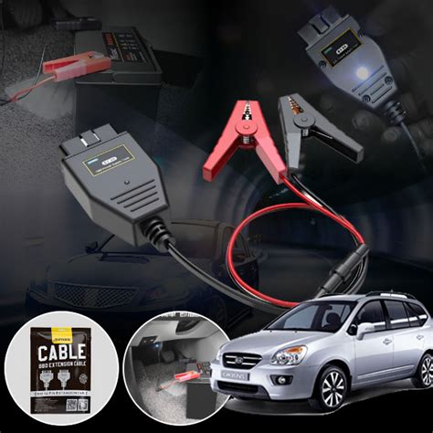 카렌스뉴06~13 자동차 Obd 전원공급장치 메모리세이버 배터리 긴급 교체 케이블 Uct 032 Cs02049
