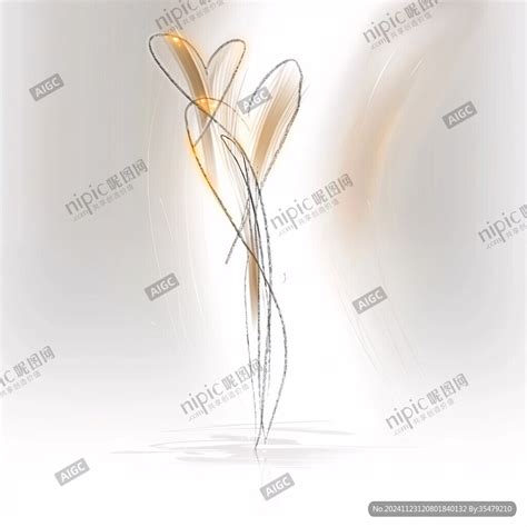 AI创作图奢华线条意境背景 金色线条意境背景墙轻 金色轻纱动感线条 黄金螺旋线kv 金色动感线条 意境写意禅意金线图 4d金色线条艺术 梦幻