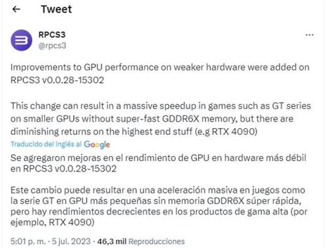 El Emulador Rpcs3 De Playstation 3 Anuncia Mejoras De Rendimiento Para